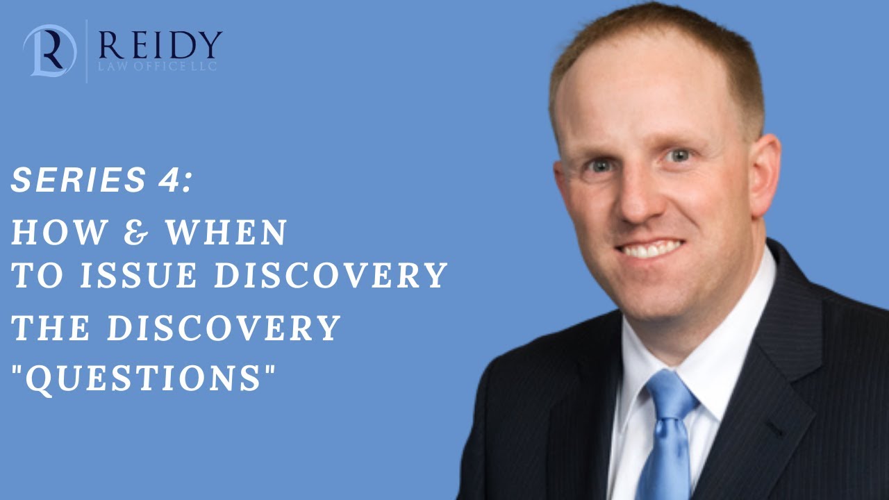 Discovery in Divorce: Part 4 - The Discovery Questions - YouTube