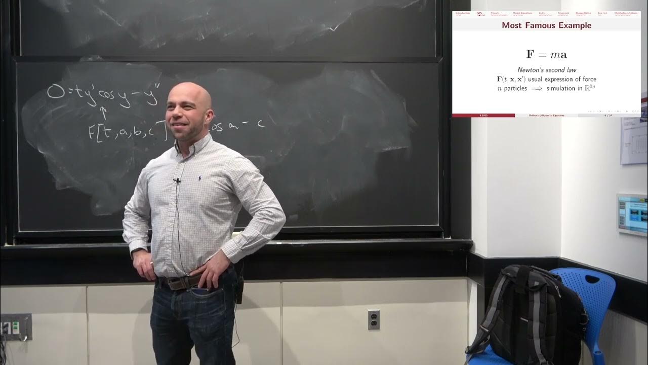 Applied Numerical Algorithms, fall 2023 (lecture 23): Numerical ODE, simple integrators - YouTube