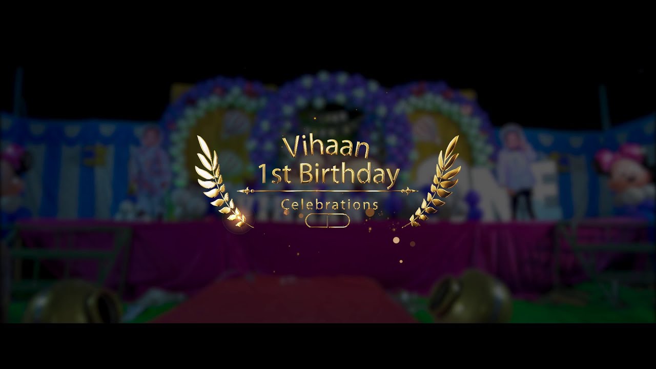 Vihaan 1st Birthday Celebration // M&M PHOTOGRAPHY || NARSIPATNAM ...