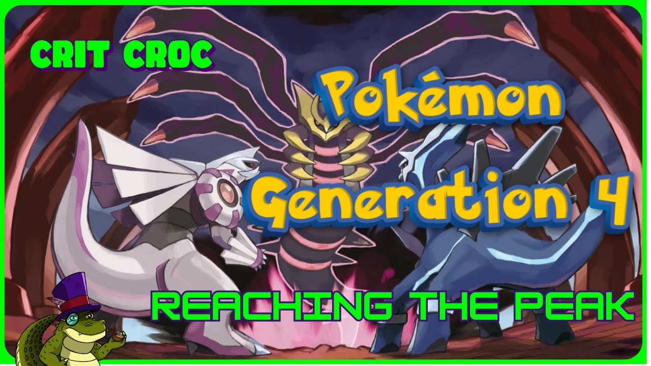 Pokémon Generation 4 : Reaching The Peak - Crit Croc - YouTube
