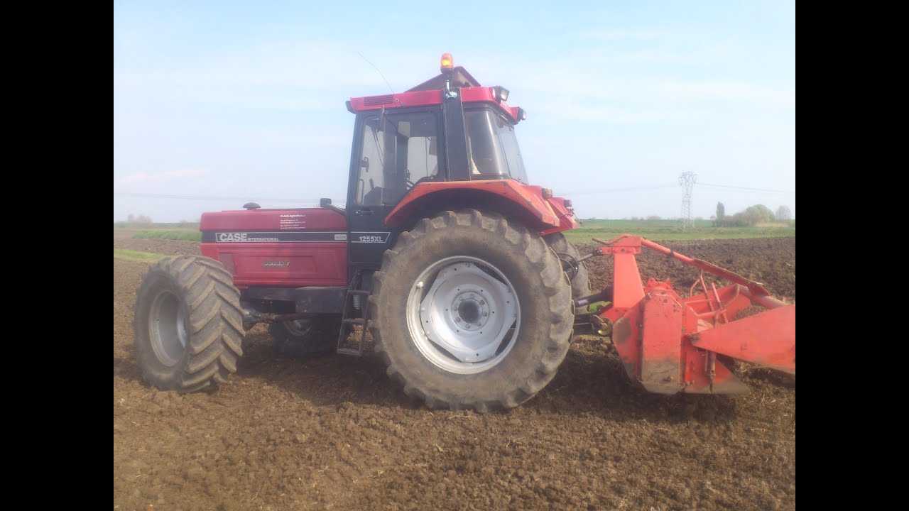 Fresatura 2015 - Case International 1255XL + Vigolo 2,5m - YouTube