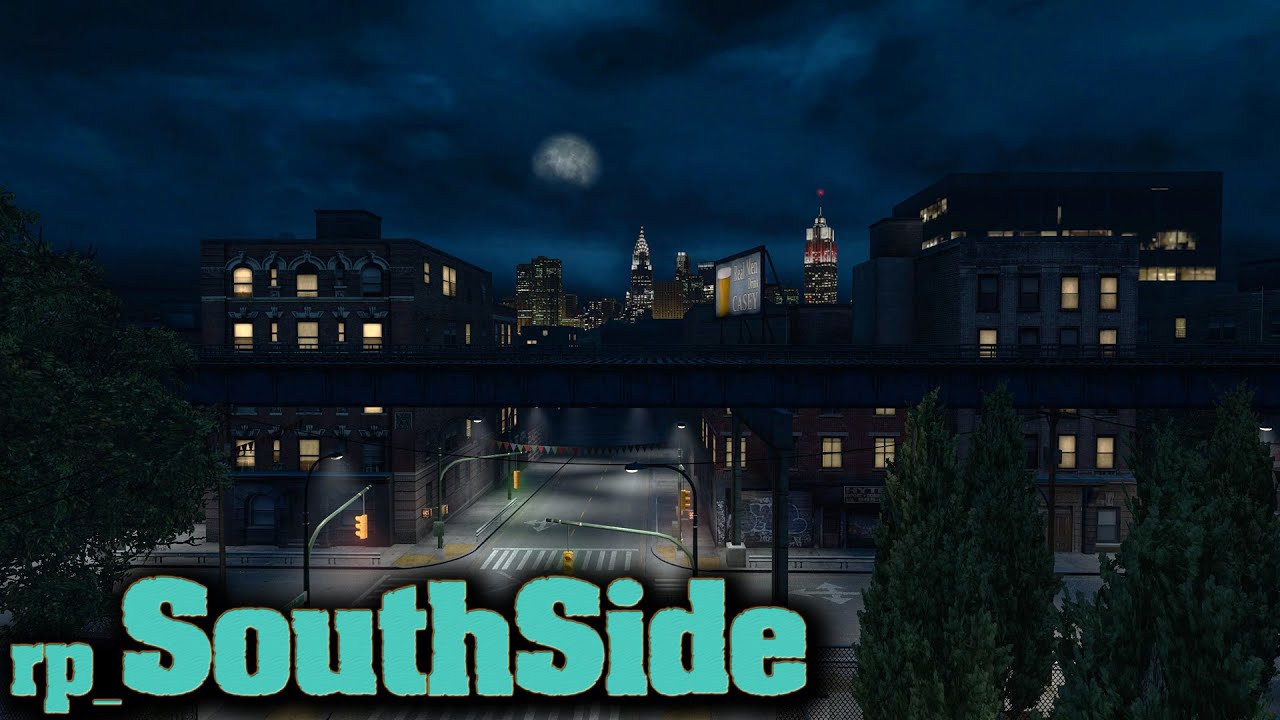 GMOD VR: Exploring rp_Southside (Huge City at Night) - YouTube