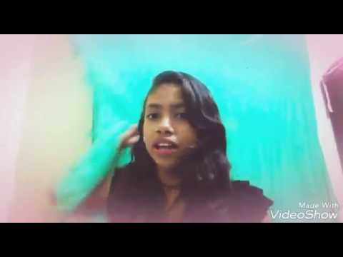Menina mostra o seu talento