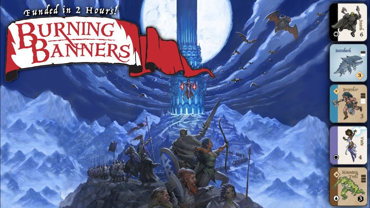 Unboxing Burning Banners by Compass Games - YouTube