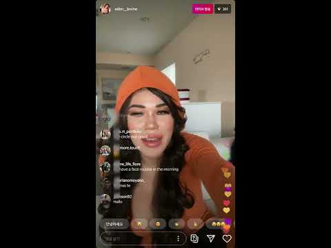 South American Model: Eden Levine (eden_levine)'s InstaLive(200421)