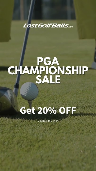 PGA 20 SALE - YouTube