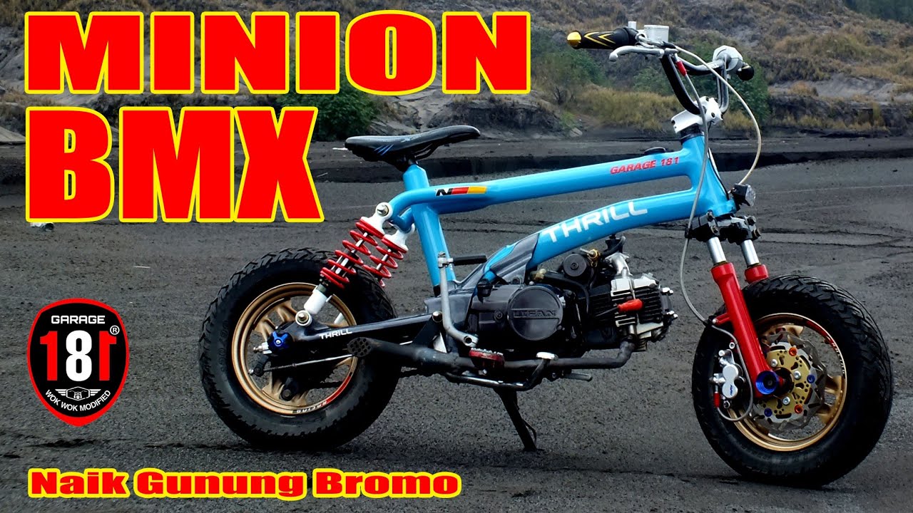 BMX CUB MINI super tangguh, mainnya ke gunung BROMO - YouTube
