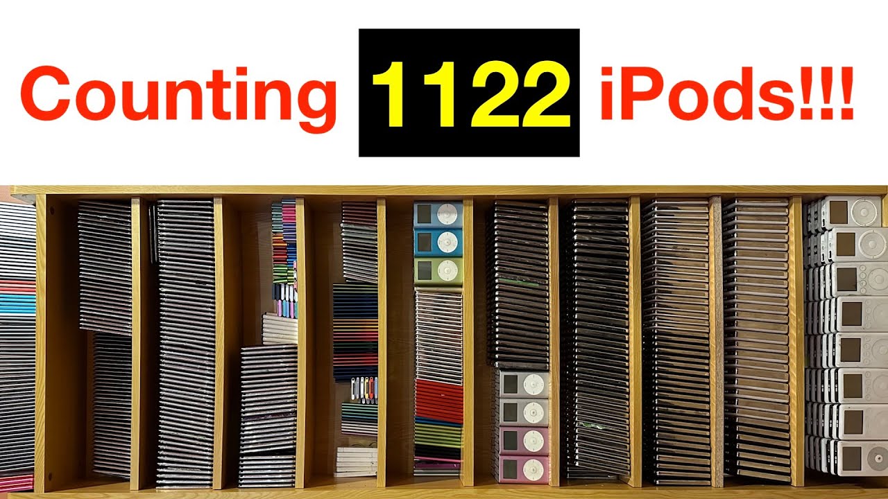 Counting and Organizing 1122 Apple iPods !!! - YouTube