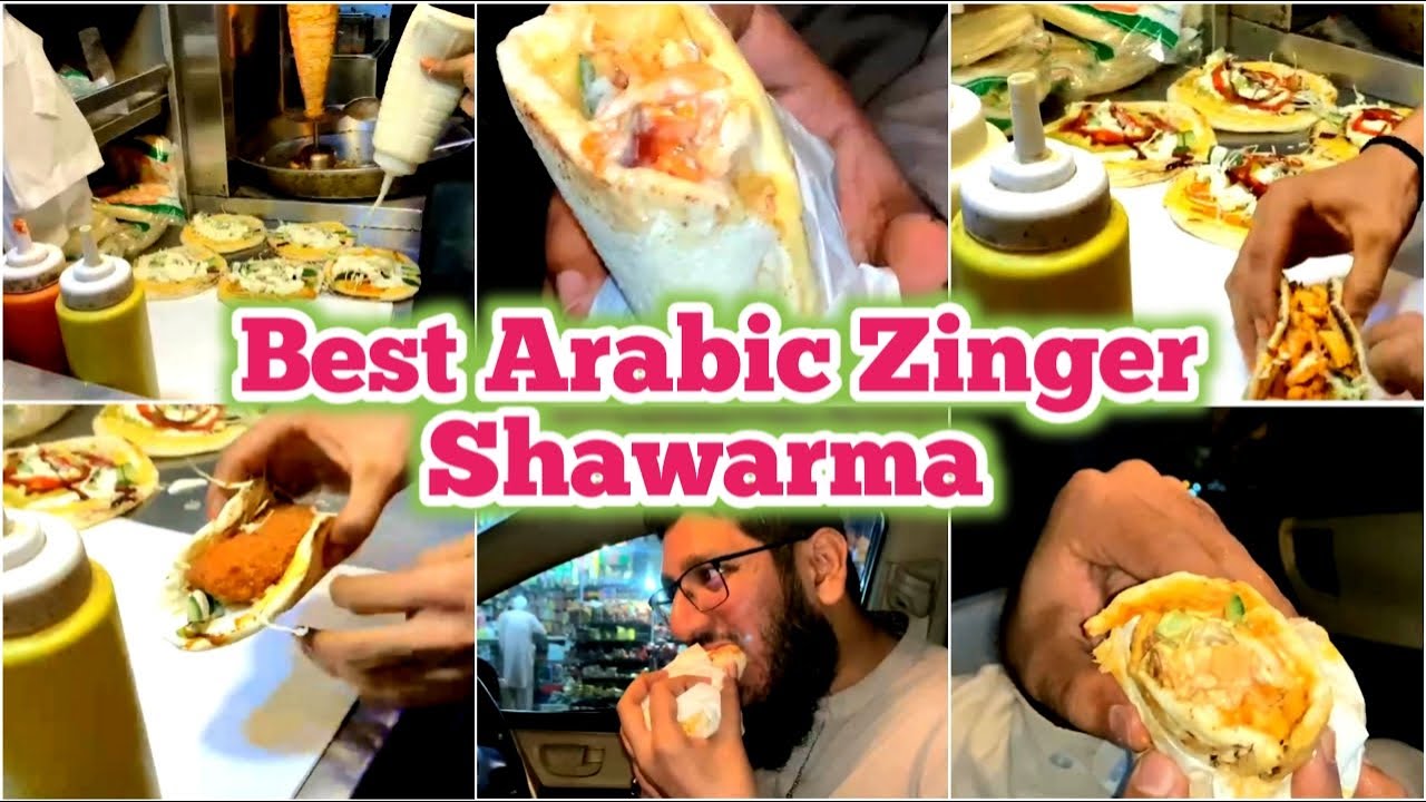 Best shawarma | best Arabic Zinger Shawarma | kaha sa khaya? - YouTube