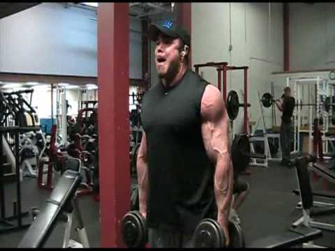 SuperHeavyweight Bodybuilder Ron Partlow, Arm Workout 5 weeks from ...