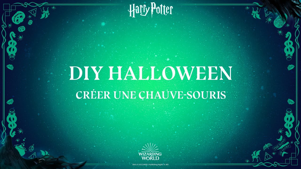 DIY Harry Potter - Halloween - Créer une chauve-souris - YouTube