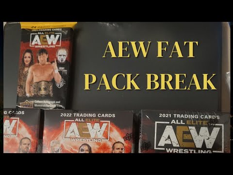 AEW FAT PACK & Blaster Box! The 1st 📦 break. #AEW #upperdeck #AEWCards ...