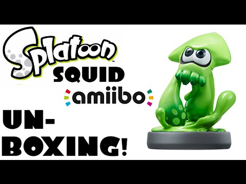 Splatoon Squid Amiibo Unboxing - EU Exclusive