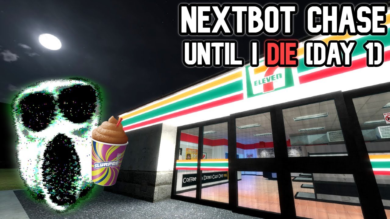 Running From Gmod Nextbots Until I Die (Day 1) - YouTube