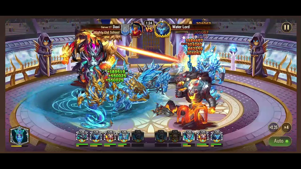 (Hero wars) Water Lord - 3 Water, Vulcan, Araji - YouTube