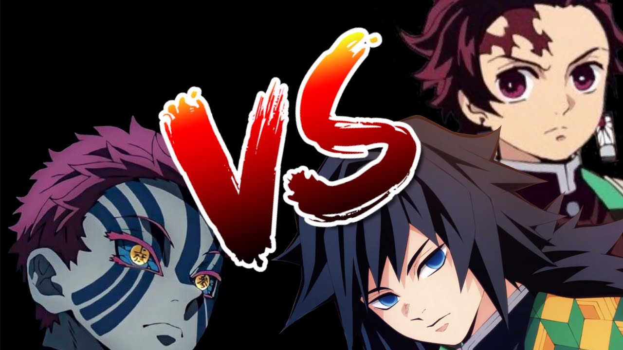 Akaza VS Tanjiro & Tomioka, Koyuki | Inf Castle PT 3 - YouTube