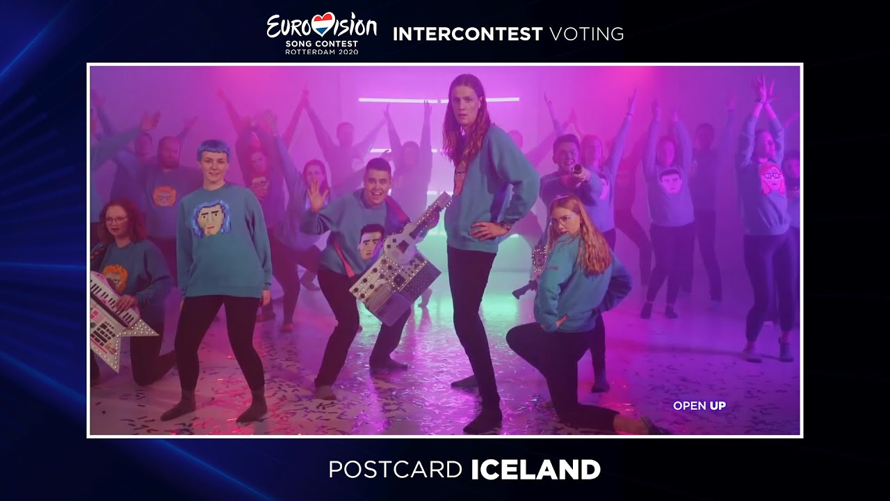 Postcard of Daði og Gagnamagnið from Iceland 🇮🇸 (Eurovision Song ...
