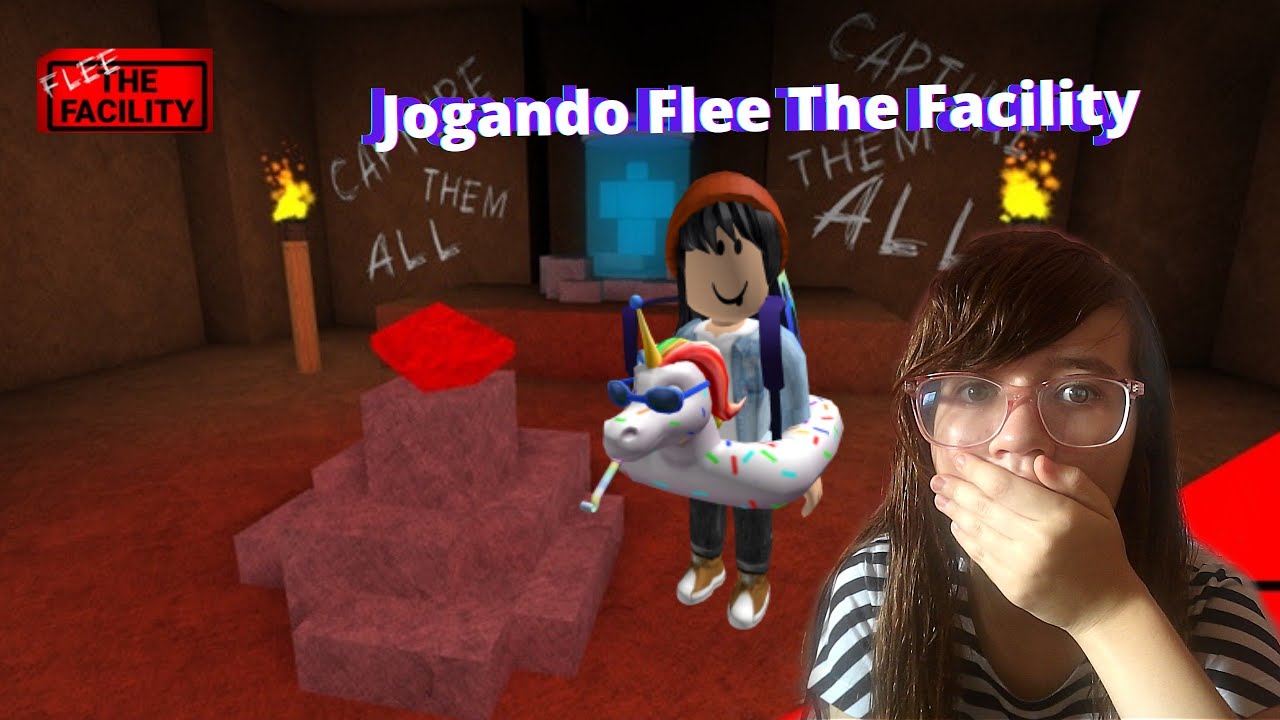 Jogando Roblox : Flee The Facility / gamer laura - YouTube