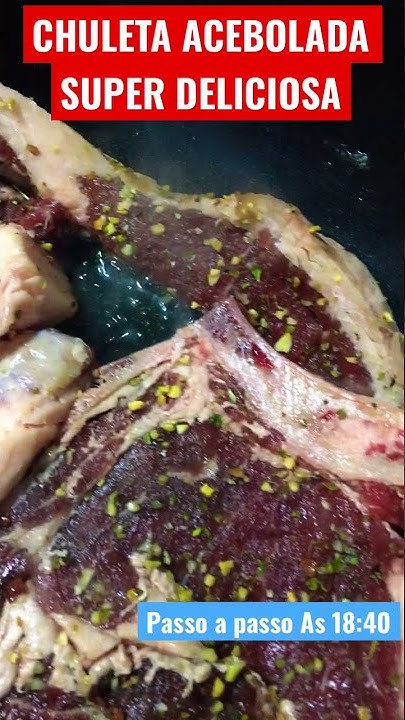 CHULETA ACEBOLADA DELICIOSA | RECEITA DE CHULETA ACEBOLADA DELICIOSA | MELHOR CHULETA - YouTube