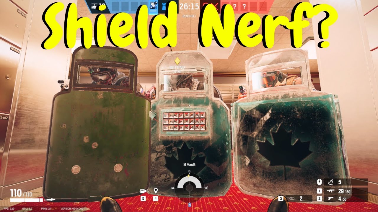 RIP Shields in Rainbow Six Siege - YouTube