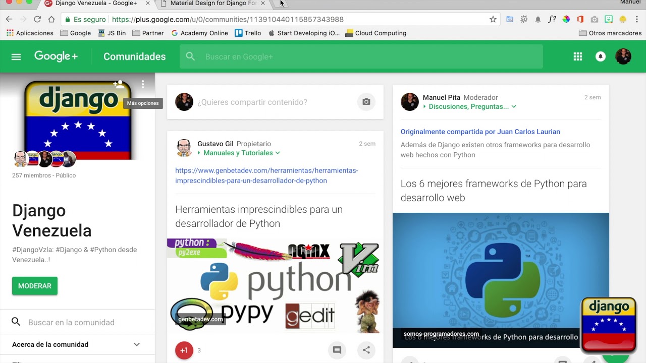 Como cambiar el frontend del admin estándar de Django a Material Design - YouTube