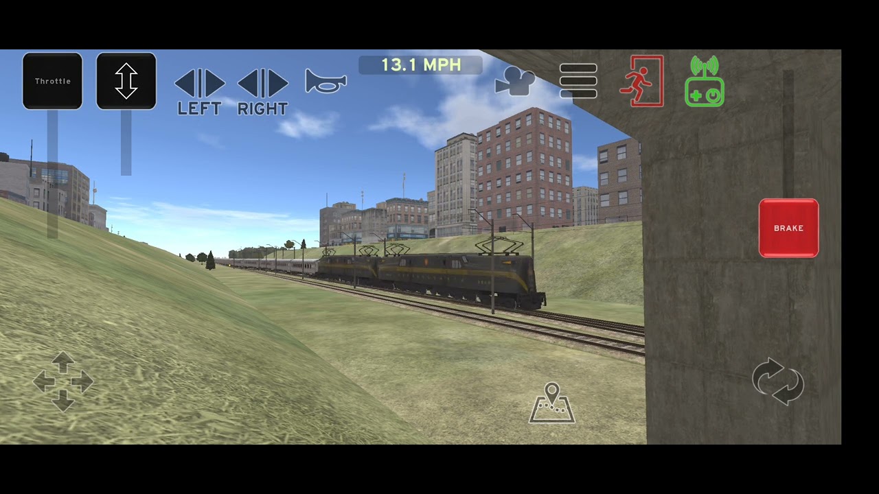 Train and rail yard simulatorトレインゲーム客車 - YouTube