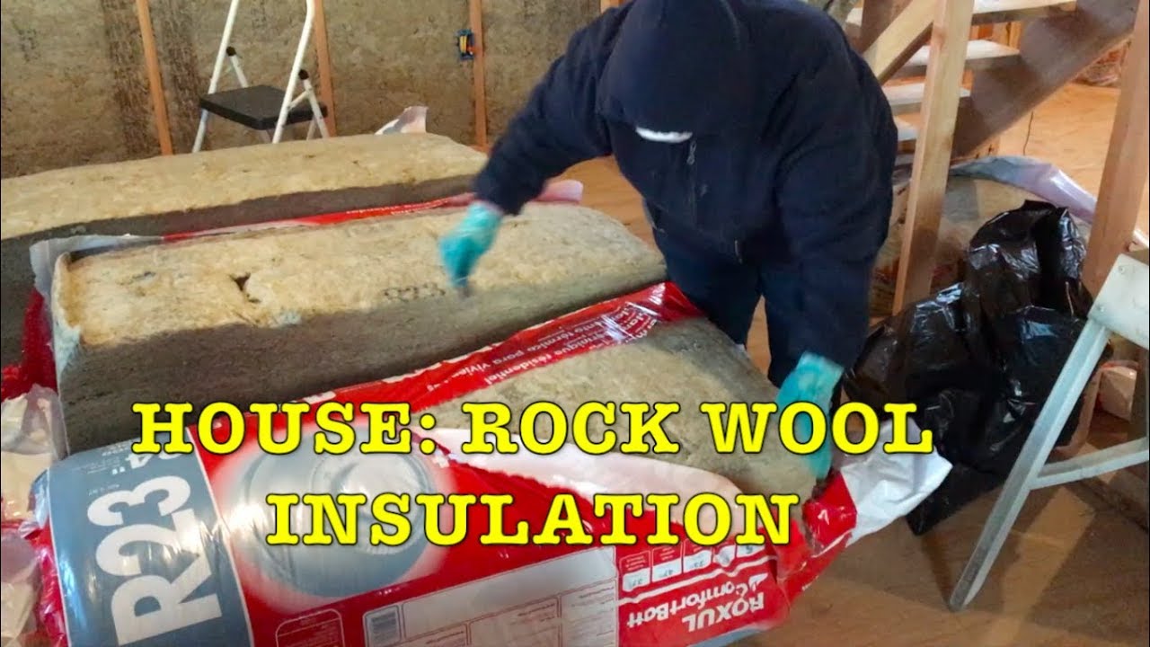 Building Farmhouse #13: Roxul Rock Wool Insulation - YouTube