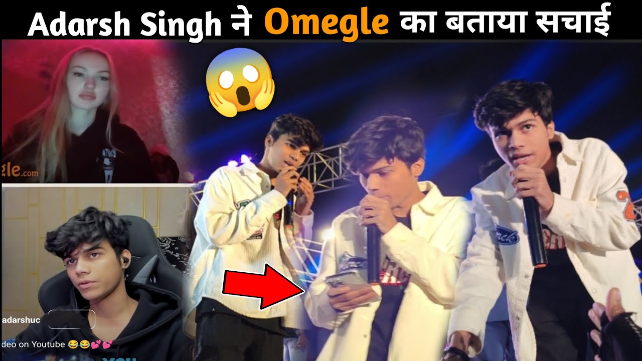 Adarsh UC Live Event 🔥 | Adarsh Singh Omegle King | Pickup linses 😍 ...