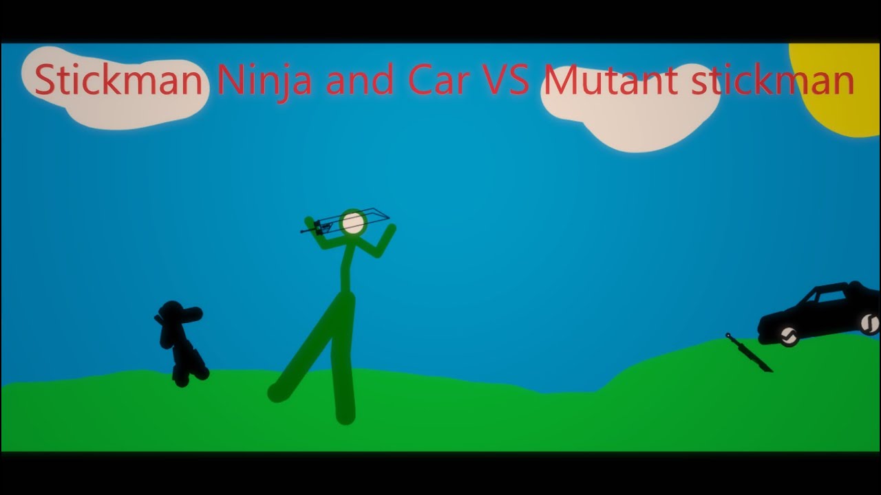Stickman Ninja and Car VS Mutant Stickman - YouTube