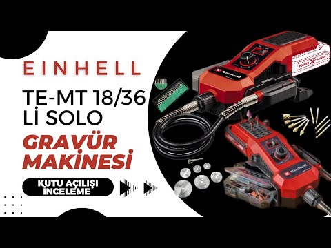 Einhell TE-MT 18/36 Li Solo & Akülü & Şaftlı & Aksesuarlı & Omuz Askılı Gravür Makinesi İnceleme!