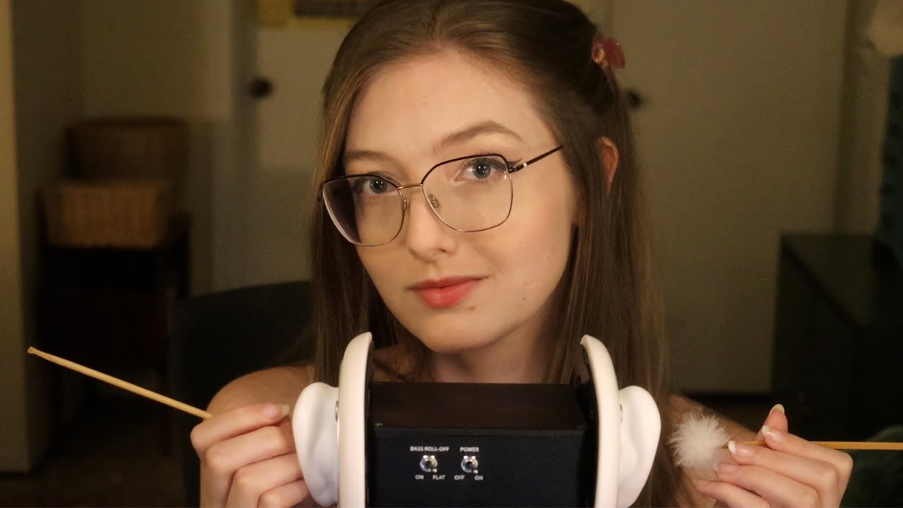 ASMR Ear Cleaning w/ Fluffy Ear Picks (No Talking) - YouTube