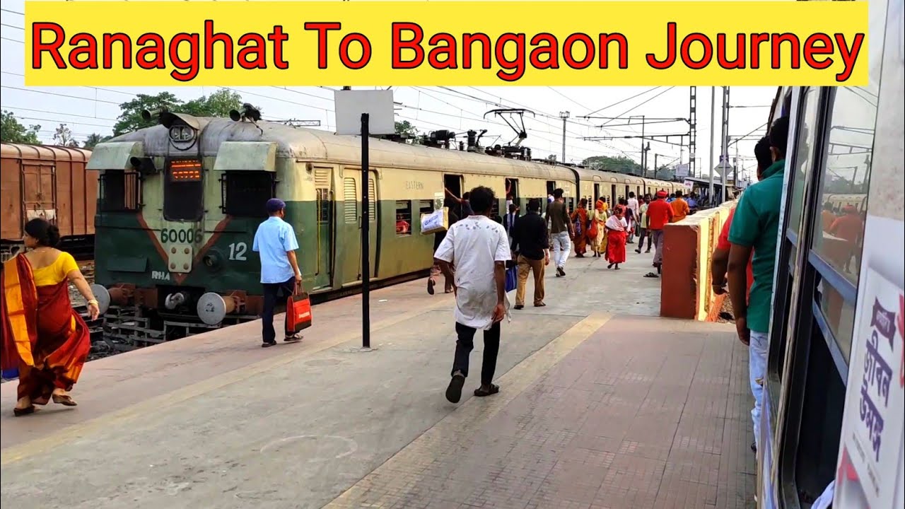 Ranaghat To Bongaon Train Journey After Lockdown / Santipur Bongaon Local/রানাঘাট থেকে বনগাঁ ...