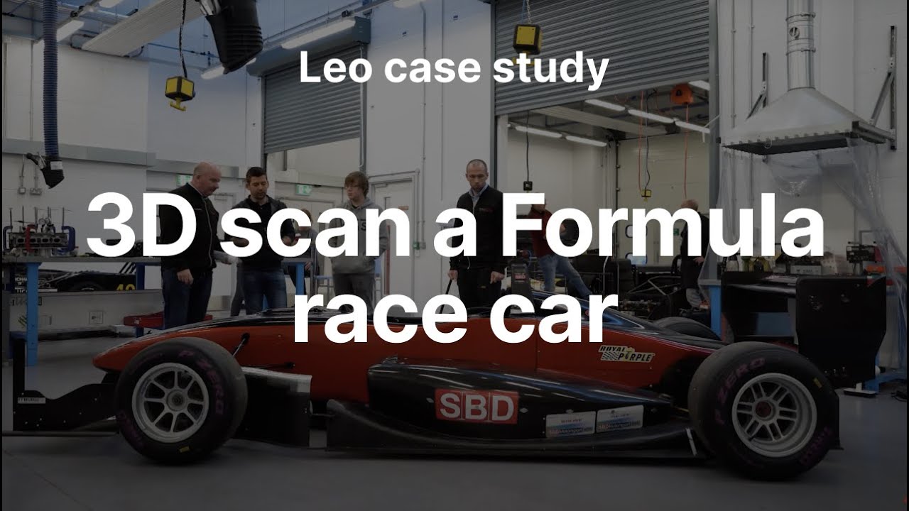 Artec Leo & Artec Ray 3D scan a Formula race car in under 1 hour - YouTube