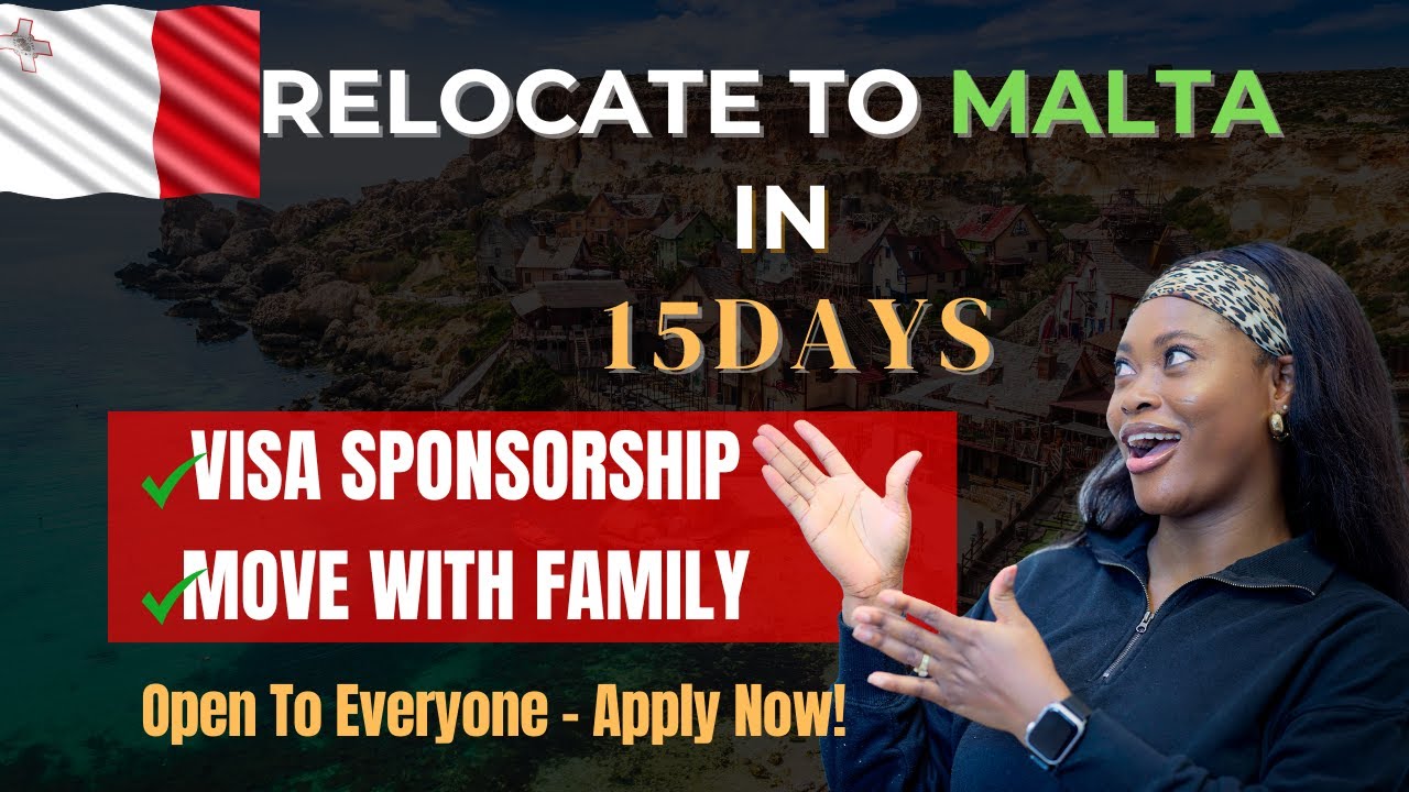 How To Relocate to Malta in 15 Days and Get a Job with Visa Sponsorship ...