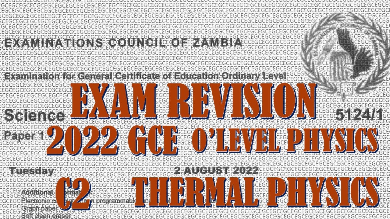 2022 GCE SCIENCE PAPER 1 QUESTION C2 - YouTube