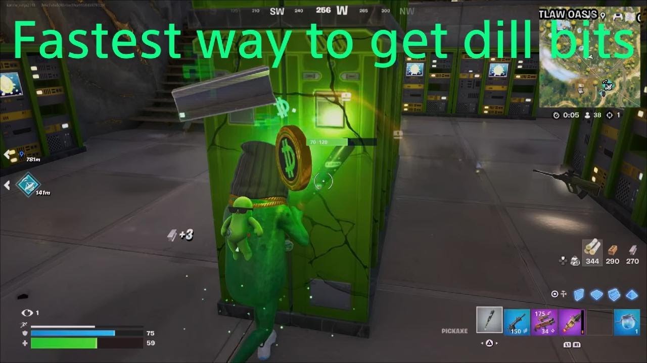Fastest way to get dill bits - YouTube