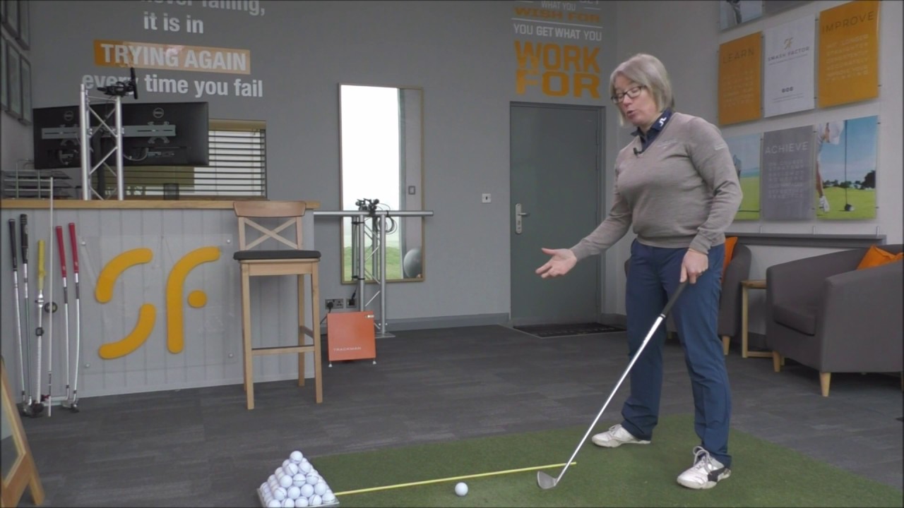 Great drill to help you stop hitting fat golf shots - YouTube