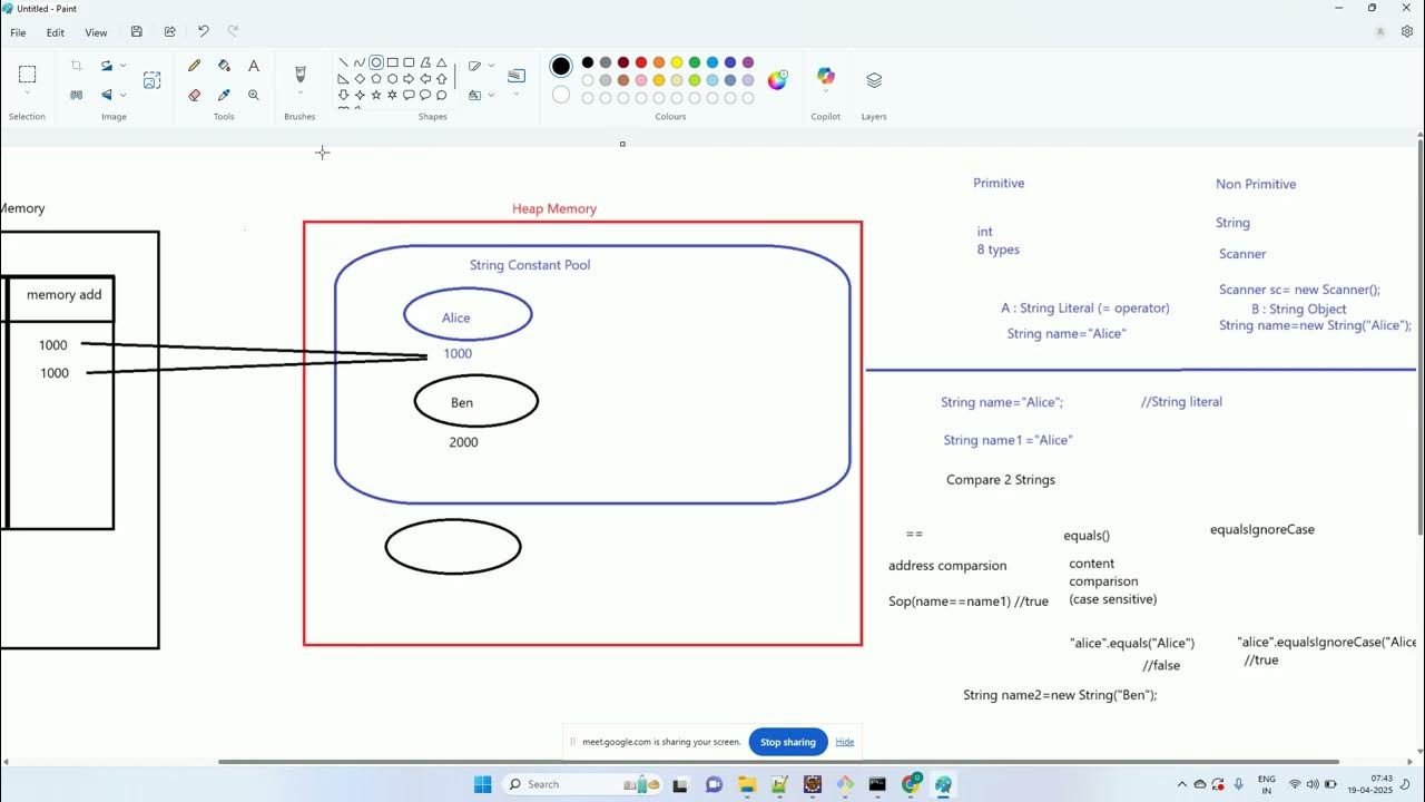 FSD Batch ET001 - Day 5 String Constant Pool - YouTube
