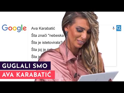 GUGLALI SMO: Ava Karabatić | S01E07