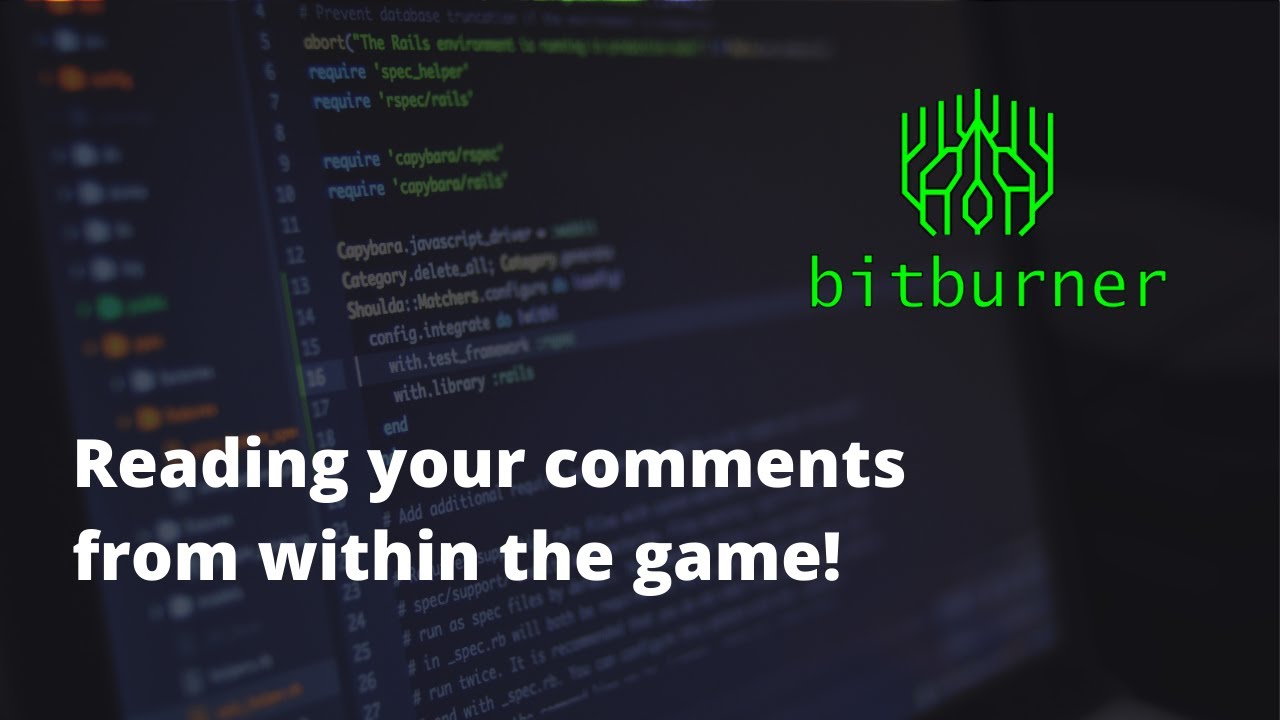 Reading your comments from inside the game - Bitburner #10 - YouTube