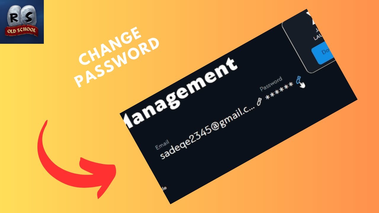 how to change password osrs - YouTube