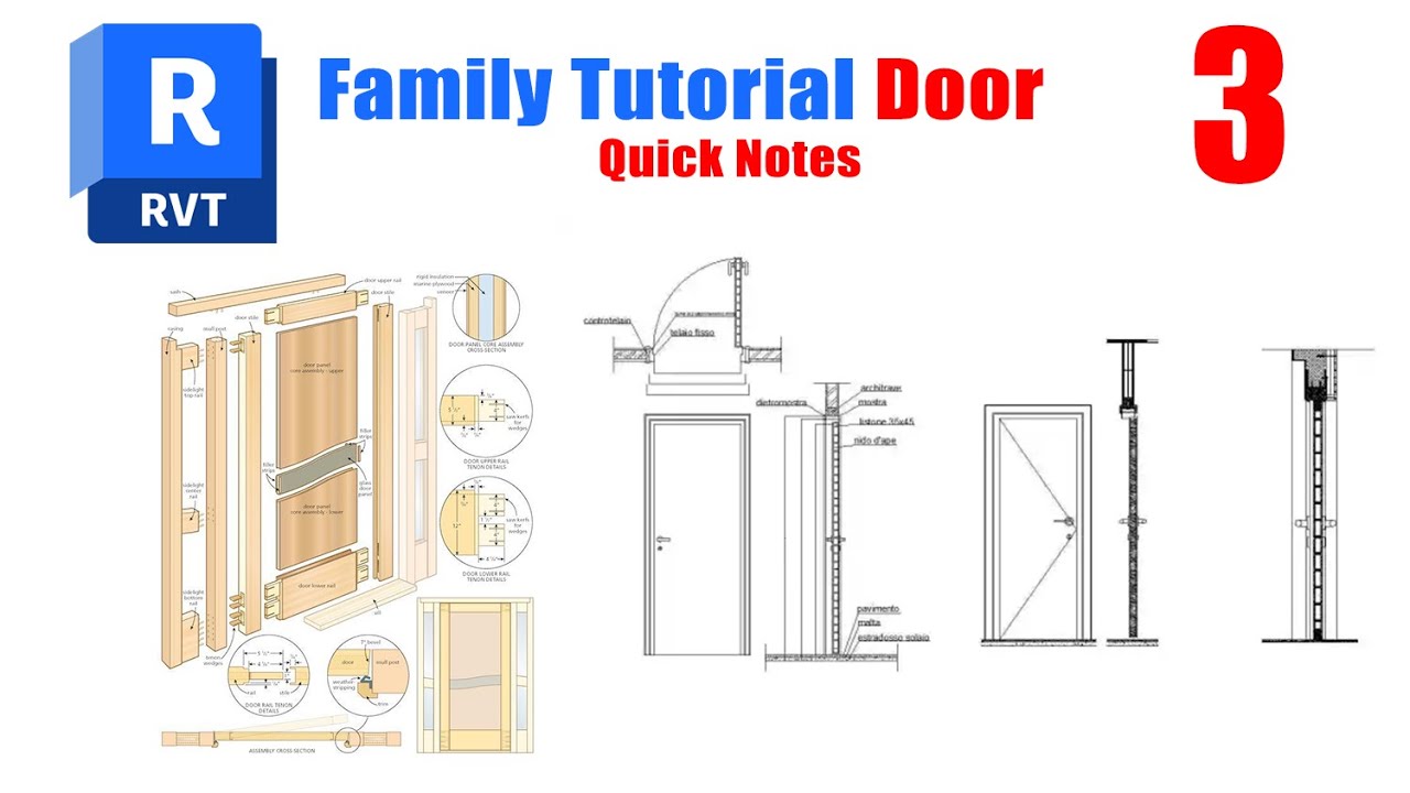 3- Revit Family tutorial ( Family files ) ريفيت فاملي ترتيب الملفات ...
