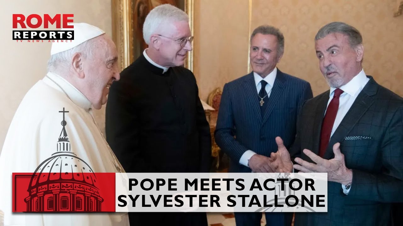 Pope meets actor Sylvester Stallone, says he has memories watching ...