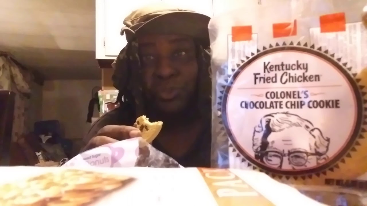 Kfc chocolate chip cookie review - YouTube