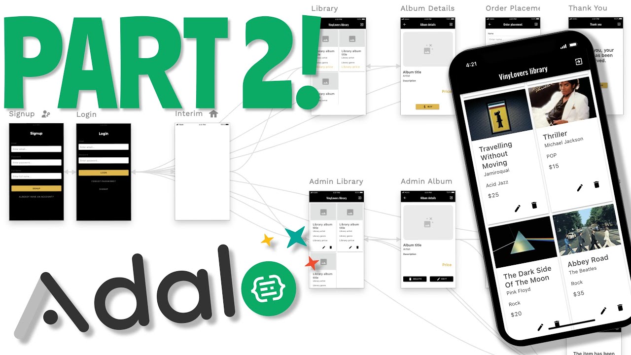 Use UPDATE & DELETE requests on Google Sheets data in Adalo-created app - YouTube