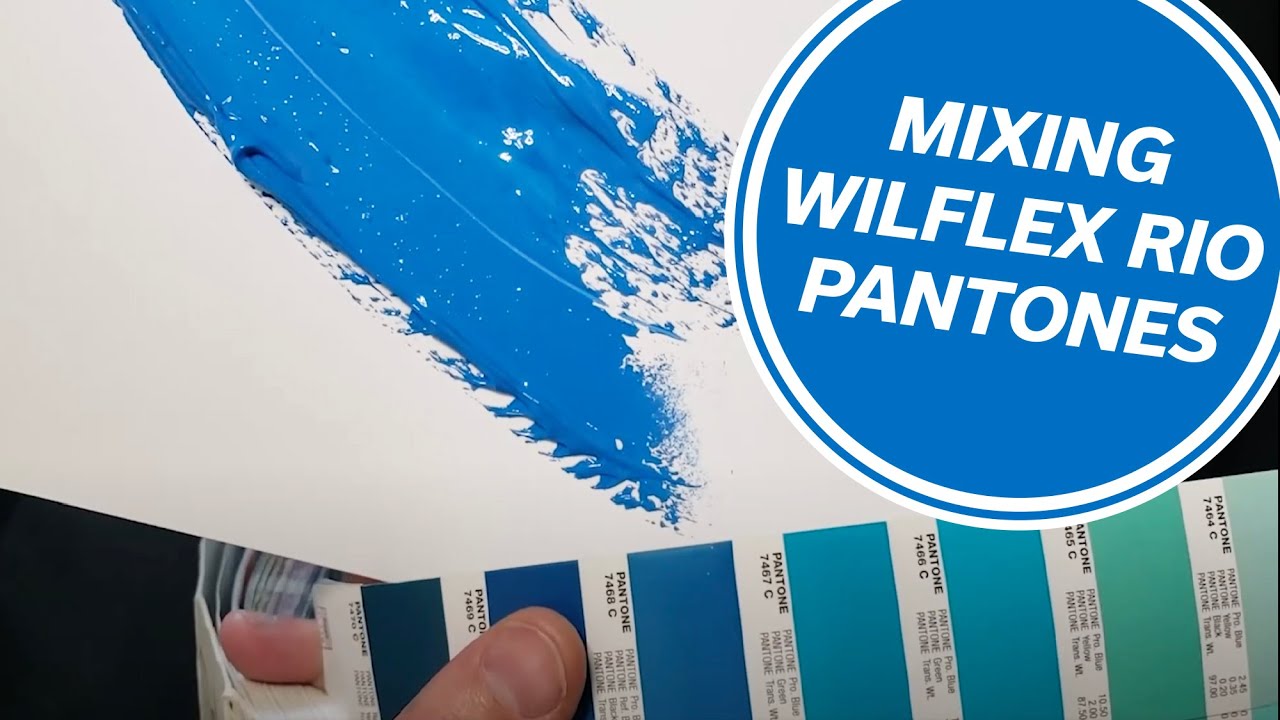 Wilflex Rio Pantone Mixing with GSG - YouTube