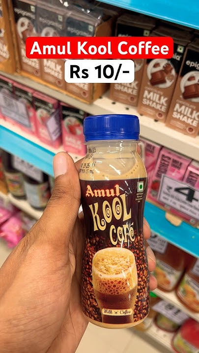 Amul Kool Café Coffee in Dmart - YouTube
