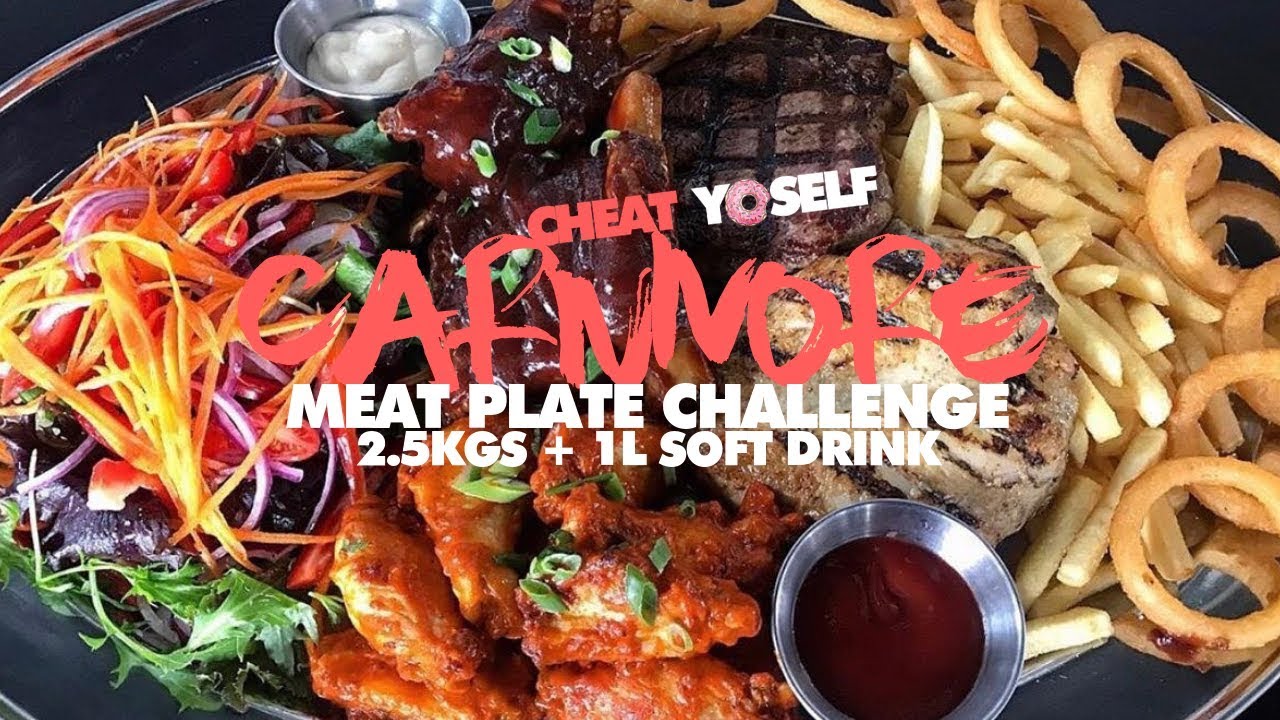 MASSIVE Carnivore Meat Plate Challenge | Man VS Food - YouTube
