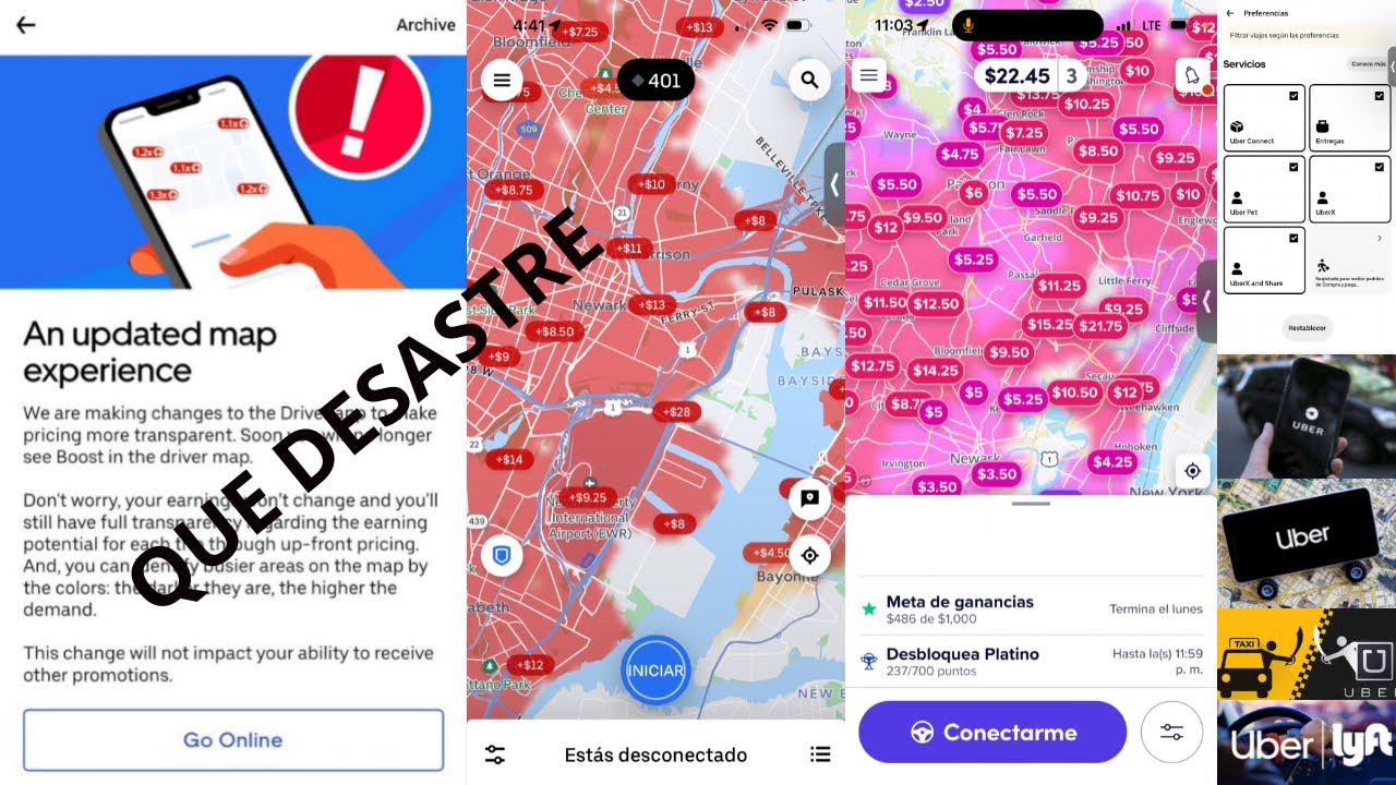 🚨 UBER QUITARA BONOS / BOOST / SURGE & SU MAPA ROJO 🚨 🚘 - YouTube