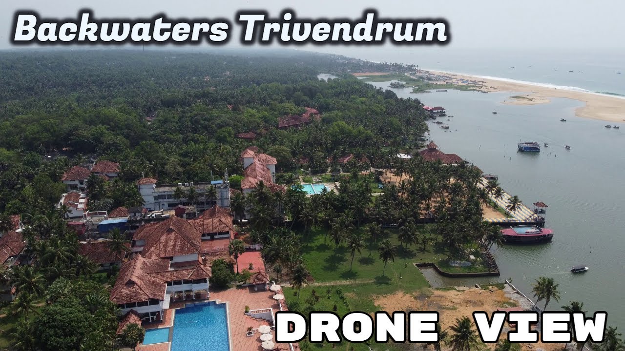 Drone Shots | Backwaters Trivandrum Part 4 | Thiruvananthapuram Part 4 ...